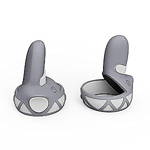 Controller Grip with Halo Protection for Oculus Quest 2 Grey