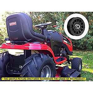 Fourtry 194327 Flat Idler Pulley Fit for Craftsman Riding Mower - Flat Pulley Fit for HU Ariens Poulan Craftsman YT4000 YS4500 Lawn Tractor with 42" 54" Deck, Replace 532194327 280-6630