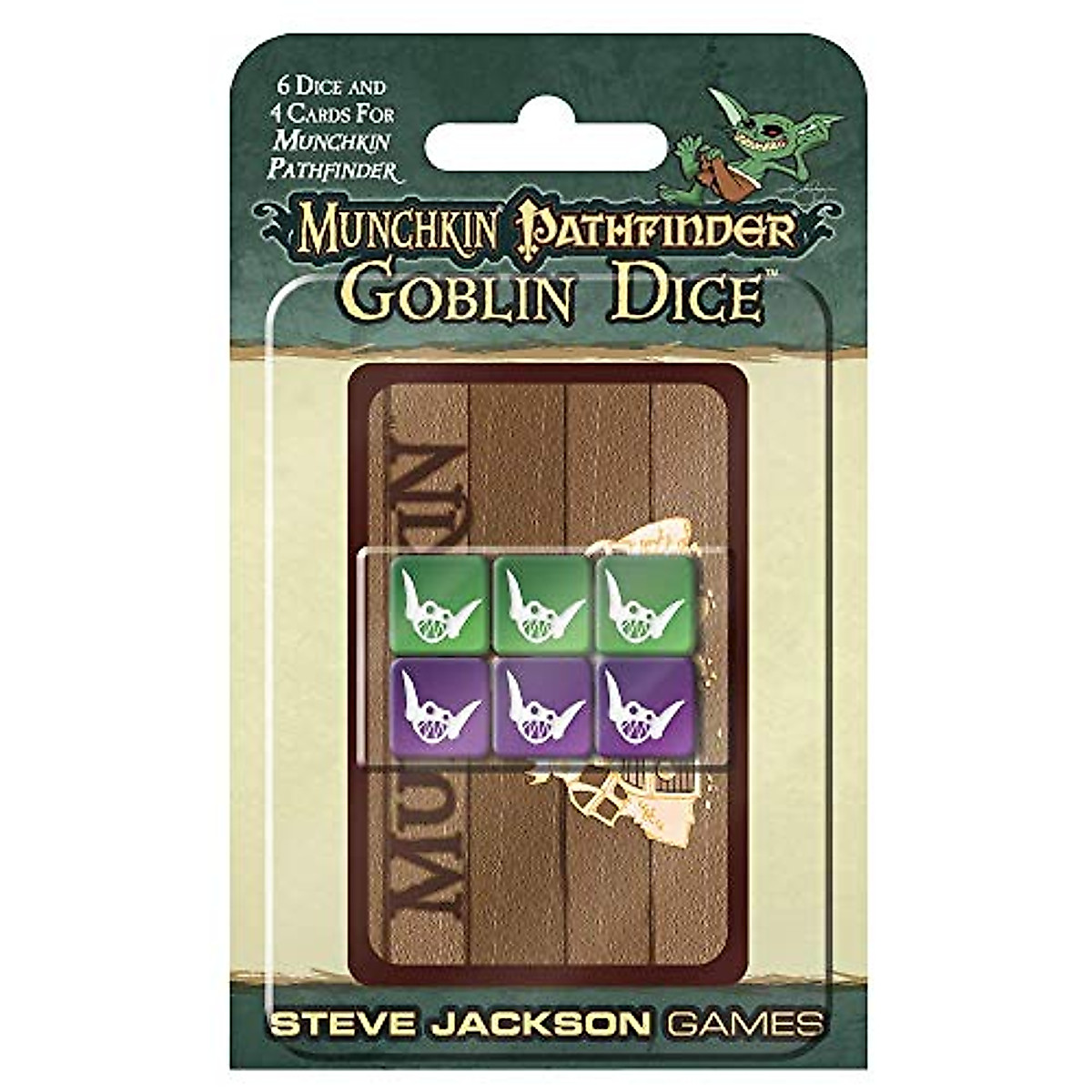 Steve Jackson Games Munchkin Pathfinder Goblin Dice