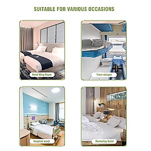 ANDECH Disposable Bed Sheets Travel Disposable Bedding Set Portable Travel Sheets for Hotel One Time Bedsheet Travel Bed Cover (Travel 4-Piece Double) 2 Sets Birthday Gift