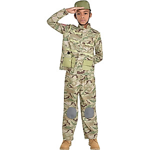 Amscan 841190 Combat Soldier Costume, Children Small Size, 1 Piece