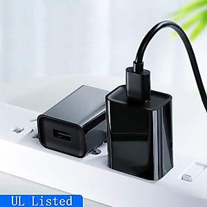 Unimoson 5V AC Adapter Power Supply Charger Compatible OneTouch Verio IQ Blood Glucose Monitoring System Meter with Charging Cable Cord (Only Compatible with The Interface as Shown)