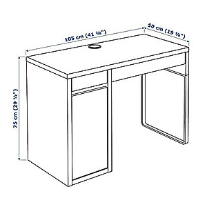 Ikea MICKE Desk105x50 cm (41 3/8x19 5/8") (White)