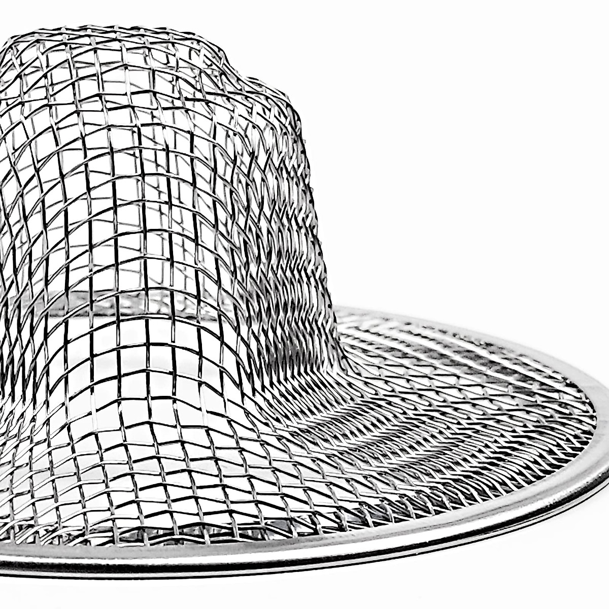 50pcs Mesh Sink Strainer, 2.75" Top/1" Stainless Steel Slop Basket Filter Trap, Metal Bathtub Kitchen Drain Strainer, Hair Basket Drain - Fits Most Kitchen Sinks, Bathroom Sinks,Shower Drains