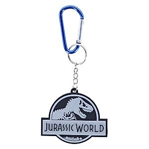 Deluxe Jurassic World 16" Backpack Set - Lunch Bag- Keychain & Carabiner