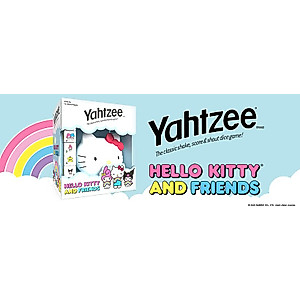 USAOPOLY YAHTZEE: Hello Kitty and Friends | Classic Family Dice Game