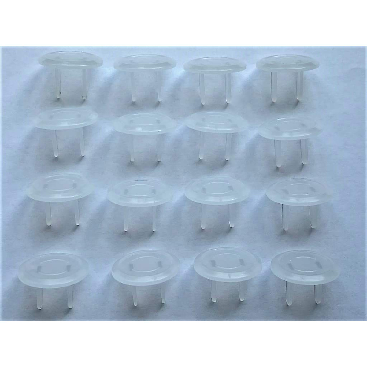 JOM Child Proof Clear Power Outlet Plug Covers (32 Pack) Value Pack Clear Child Proof Baby Safety Outlet Electrical Protector Safety Caps Durable & Steady