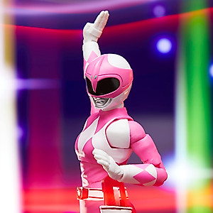 Power Rangers Lightning Collection Remastered Mighty Morphin Pink Ranger 6-Inch Action Figure, Toys for Boys and Girls Ages 4 and Up