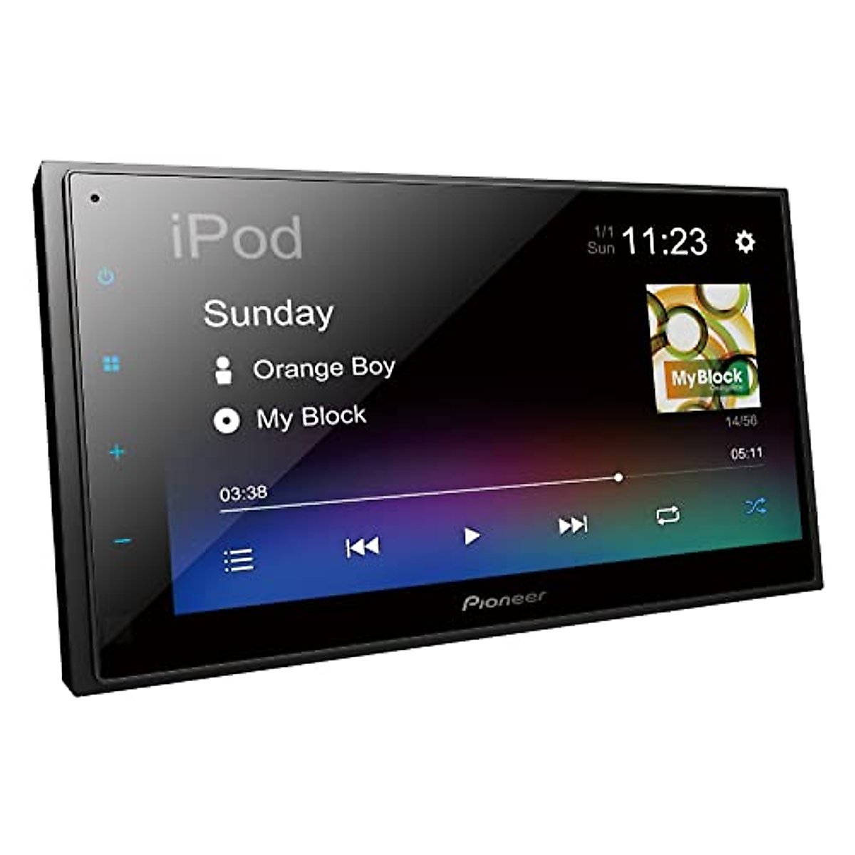 Pioneer 6.8 Double DIN Touchscreen Display, Apple iPhone and Android Music Support, in-Dash Bluetooth USB Digital Multimedia Car Stereo Receiver