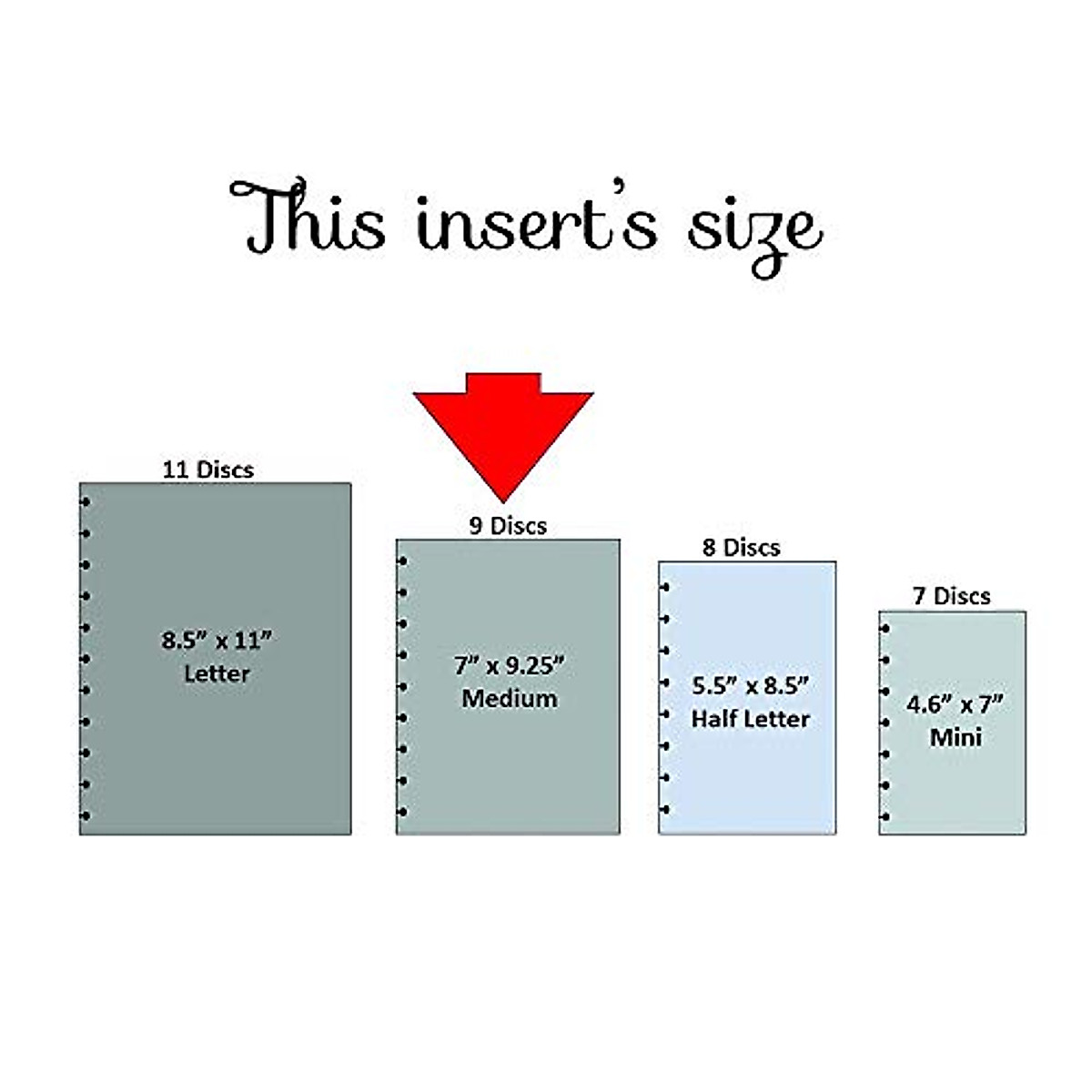 Habit Tracker Inserts for 9-Disc Planners (7 x 9.25 inches), Resolution Tracker, Habit Log, Monthly Habit Planner Refill, 12 Months Supply