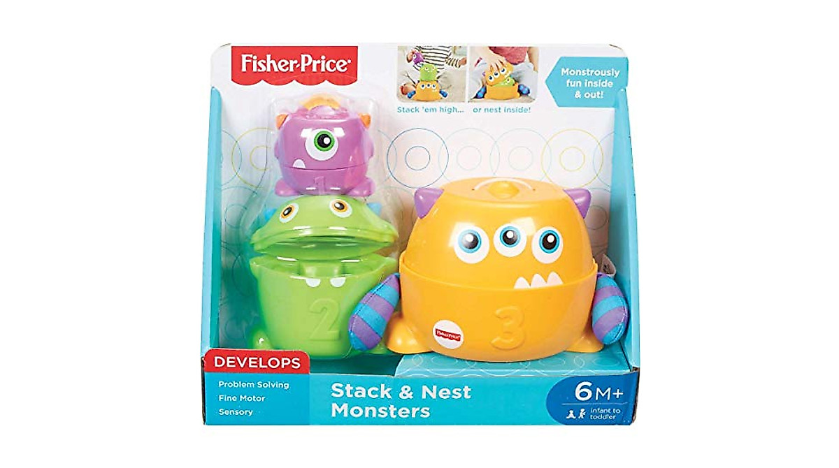 Fisher-Price Stack & Nest Monsters for Fun Learning