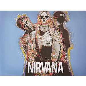 777 Tri-Seven Entertainment (24x18 Nirvana Poster Music Wall Art Print, Multicolor