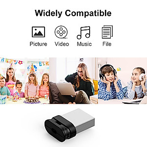 5 x 64GB Flash Drive, KEXIN USB Drive 64 GB Mini USB Thumb Drive 5 Pack Photo Memory Stick External Storage for Date Storage