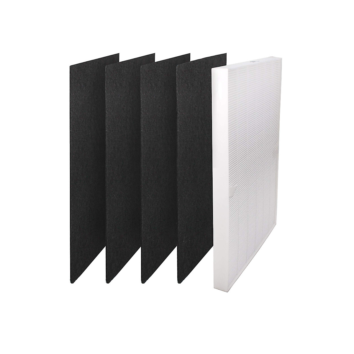 LifeSupplyUSA Replacement True HEPA Includes 4 Replacement Carbon Filters Compatible with Winix 115115 Size 21