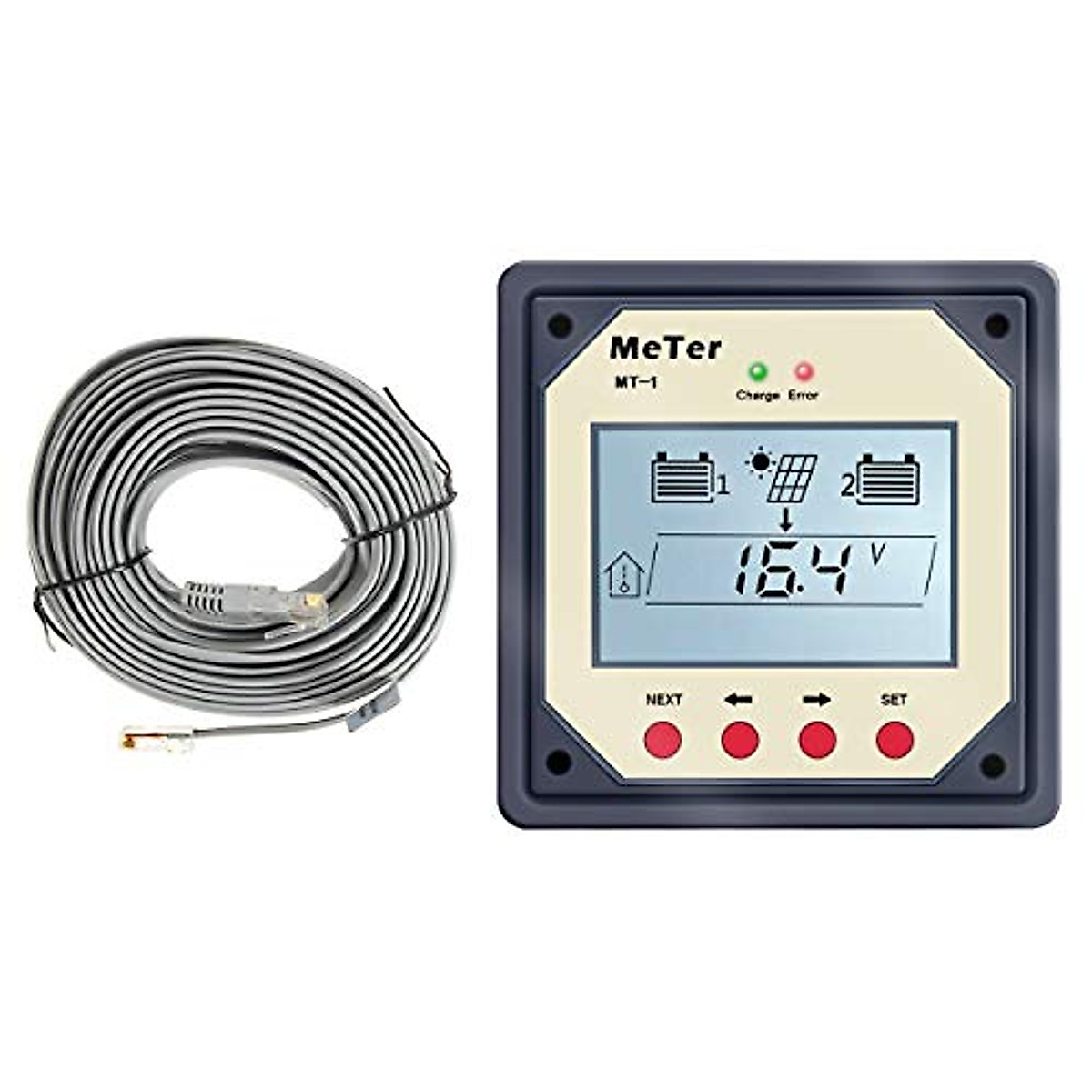 EPEVER MT-1 Remote Meter with LCD Display for Duo Battery Solar Panel Charge Controller