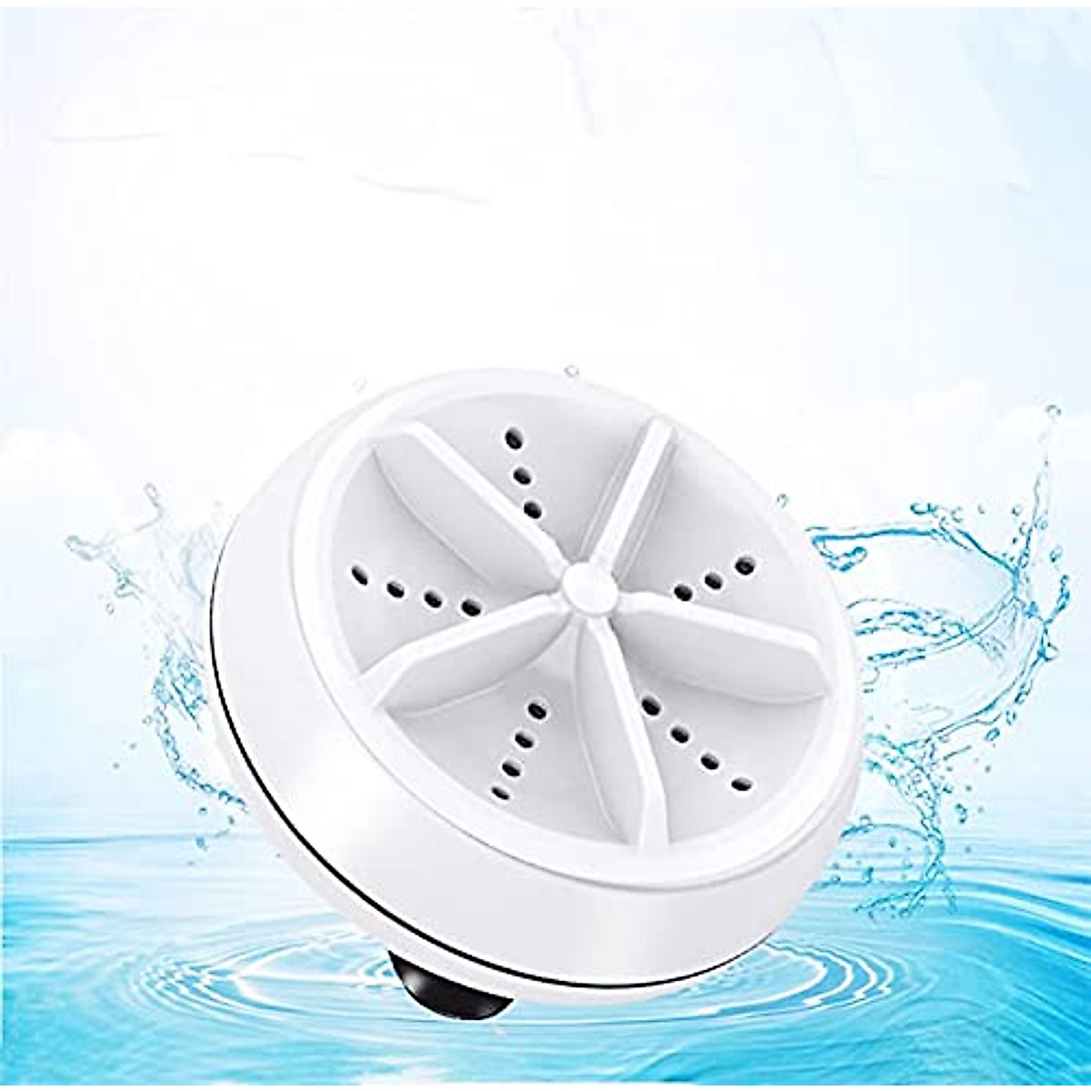 AOAUTO 24W Mini Portable Washing Machine Ultrasonic Turbo Washer for Travel Business Trip and College Room, 3 In 1 Portable Washing Machine with USB