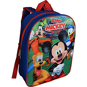 Mickey Mouse 15" Backpack (Royal Blue-Red)