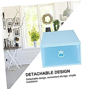 VALICLUD shoe storage box plastic shoe organizer shoe bins shoes display shoe Storage Cubes shoe rack for closet shoes drawer plastic shoe containers shoe organizers Storage rack porch