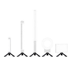 LUXCEO Mini Tripod, Desktop Tabletop Stand Compact Tripod with 1/4" Thread for Cameras, Photodraohy Light, Gimbal Handle Grip Stabilizer, Tripod Ball Head