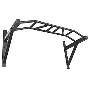 XMark Pull Up Bar, Wall Mounted Pull-Up Bar, Commercial Multi-Grip Wall Mount, Greater Stability, Countless Hand Positions for Targeting Specific Muscles, Great Upper Body Workout