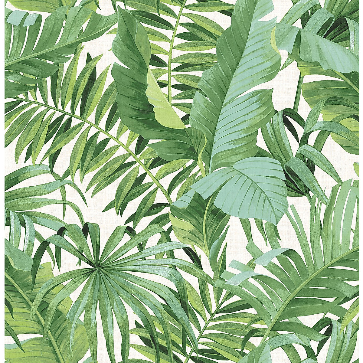 NuWallpaper NU2906 Maui Peel and Stick Wallpaper, Green & X-Acto No 1 Precision Knife | Z-Series, Craft Knife, with Safety Cap, 11 Fine Point Blade, Easy-Change Blade System