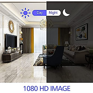 Mini Spy Camera WiFi Wireless Hidden Cameras for Home Security Surveillance with Video 1080P Small Portable Nanny Cam with Phone App, Motion Detection, Night Vision for Indoor Outdoor Small Camera