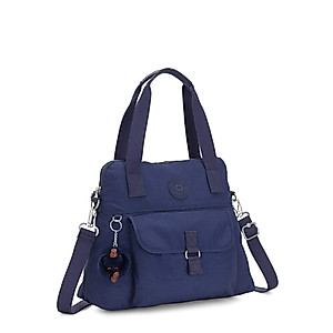 Kipling Pahneiro Handbag Ink Blue Tonal