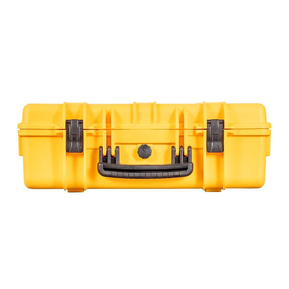 Monoprice Weatherproof Hard Case - 22in x 14in x 8in, Yellow with Customizable Foam, Shockproof, IP67, 20.3 Liter