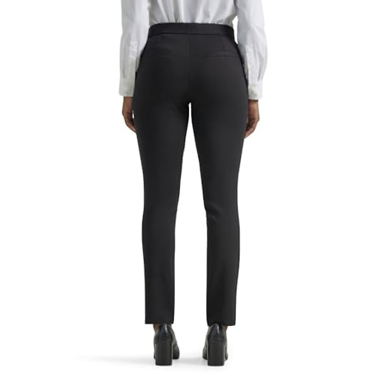 Lee Women's Ultra Lux Comfort Any Wear Slim Ankle Pant Unionall Black 10