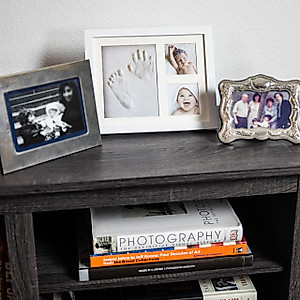 Handprint Footprint Memory Kit by Little’s Comfort - personalized clay keepsake with wooden picture frame-for newborn infants, kids, adults, family or pets-baby shower-photo decoration-non toxic