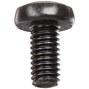 Small Parts M612D7985AB Steel Pan Head Machine Screw, Black Oxide Finish, Meets DIN 7985, #3 Phillips Drive, M6-1 Thread Size, 12 mm Length, Fully Threaded, Import (Pack of 100)