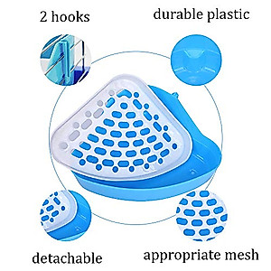 Small Litter Box Guinea Pig Litter Tray Ferret Potty Training Corner Litter Pan Cage Cleaner Litter Scooper for Chinchillas Drawf Rabbits