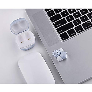 Altec Lansing Nanobuds - Truly Wireless Earbuds with Charging Case, TWS Waterproof Bluetooth Earbuds with Touch Controls for Travel, Sports, Running, Working (ICY)