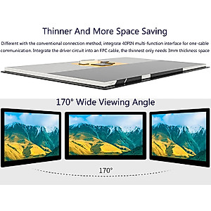 waveshare 7inch IPS Display 1024x600 Pixel, Integrated Thin and Light LCD with Adapter Board, for Raspberry Pi/Jetson Nano/Windows/PC, Support Windows/Linux/Android (No Touch Screen)