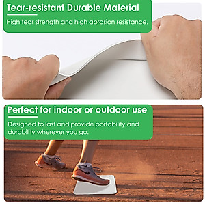 Eupboron Baseball Bases Set, 5 Piece Baseball & Softball Throw Down Rubber Base Set for Kids & Adults