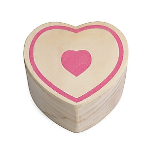 Melissa & Doug Decorate-Your-Own Wooden Heart Box Craft Kit