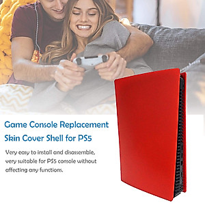 Hongjingda PS5 Console Skin Cover, Plastic Hard Shell for PlayStation 5 Console, Prevent dust and Scratches, Easy to Install, 3 Colors