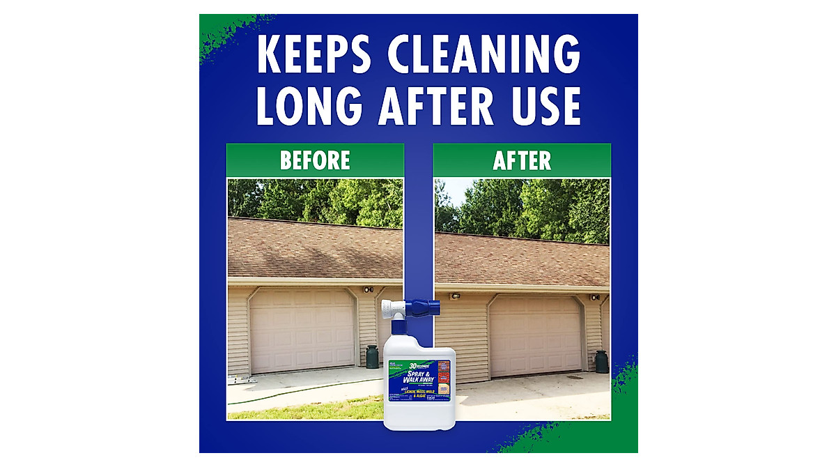 30 SECONDS Spray & Walk Away - Easy Outdoor Cleaning