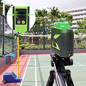 Huepar Green Beam Self-Leveling Laser Level 360 Cross Line Laser Level Tool 621CG-G