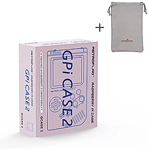 Retroflag GPi Case 2 for Raspberry Pi CM4, with 3.0” LCD and 4000mAh Li-on Rechargeable Battery, Type C Charging Port and Pi Easy Install with Carrying Bag