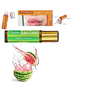 Lip Balm - Roller Ball, Original Lip Balm for Dry Cracked Lips, Women & Men, Lip Balm Gloss, Lip Moisturizer, Natural Lip Balm for Men, Lip Care Products for Lip Repair- Watermelon Lip Plum