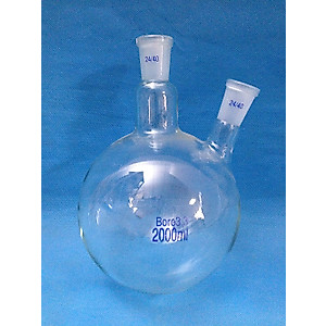 2000ml 24/40 Joint 2 Neck Round Bottom Boiling Flask