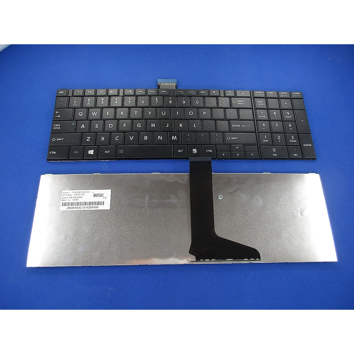 SUNMALL Keyboard replacement Compatible with Toshiba Satellite C850 C855 C855D L850 L855 L855D L875D P850 P875 P855 Black US Layout