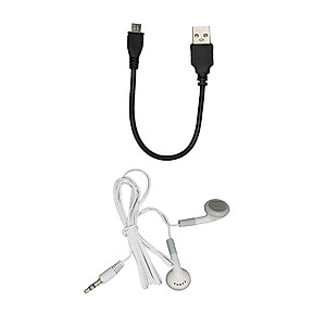 Lossless MP3 Player Support 64G Memory Card, Portable Mini Music Player with Earphone, Digital Walkman Music Player for Study Work (White)