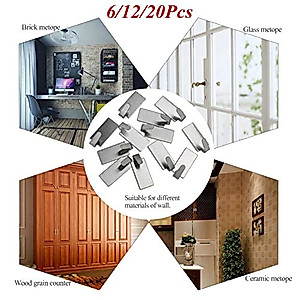 VORCOOL Outdoor Towel Hooks Adhesive Hooks Sticky Wall Hooks, Towel Hanger Stick on Hooks for Hanging Door Cabinet Kitchen Bathroom Home Heavy Duty Metal Hangers