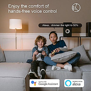 3-Way Smart WiFi Toggle Light Switch, On/Off Control, in-Wall, No Hub Required, Compatible with Alexa and Google Home, ETL and FCC Listed (WF30TS)