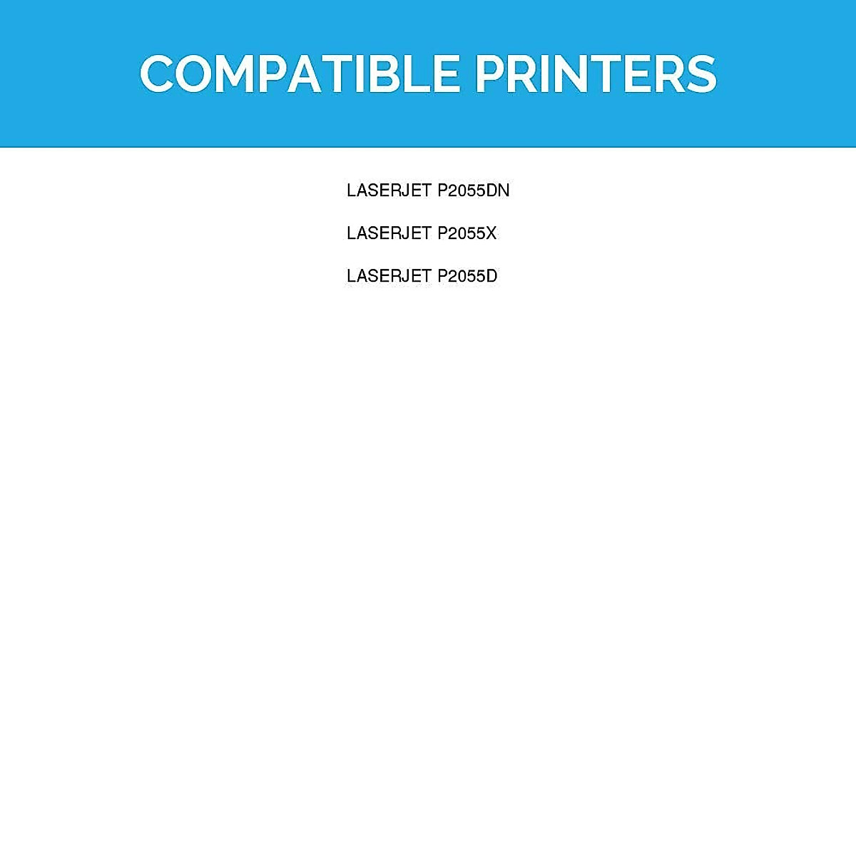 LD Compatible Toner Cartridge Replacement for HP 05X CE505X High Yield (Black)