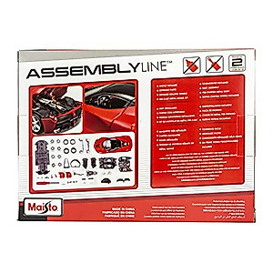 Maisto 1:24 Scale Assembly Line LaFerrari Die-Cast Vehicle - Red