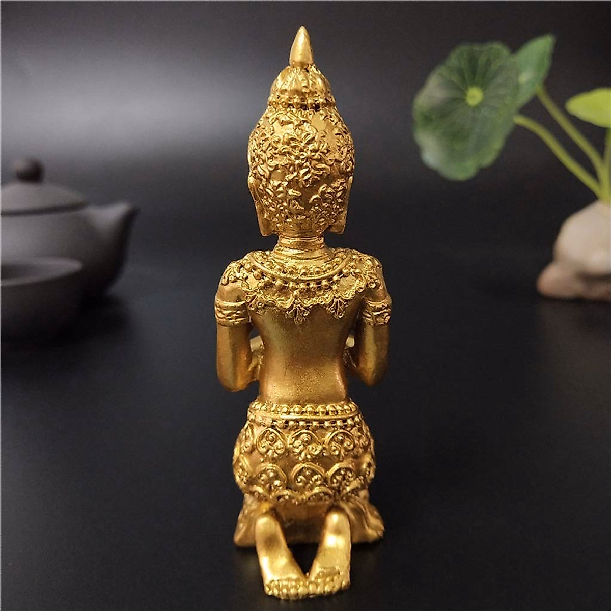 Buddha Statue Buddha Statue Decoration Gold Ganesha Thailand Figurines Meditation Sculpture for Home Garden Ornaments Crafts Meditating Buddha