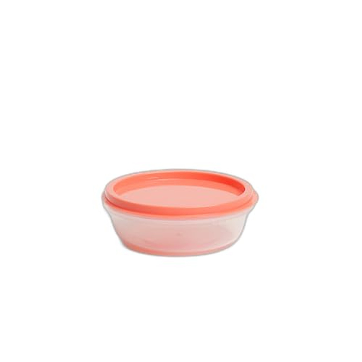 Unica Round Food Container, BPA-free Microwave Bowls with Lids, Airtight Container, Mixing Bowl Set, Freezer & Dishwasher Safe, Set of 3, Coral, 8 oz, 4.56x4.56x1.61 in